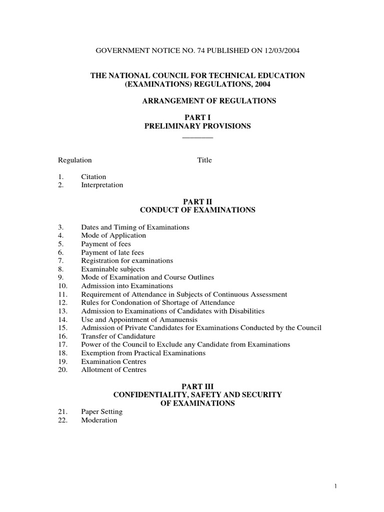 Regulations Examination | PDF | Course Credit | Thesis