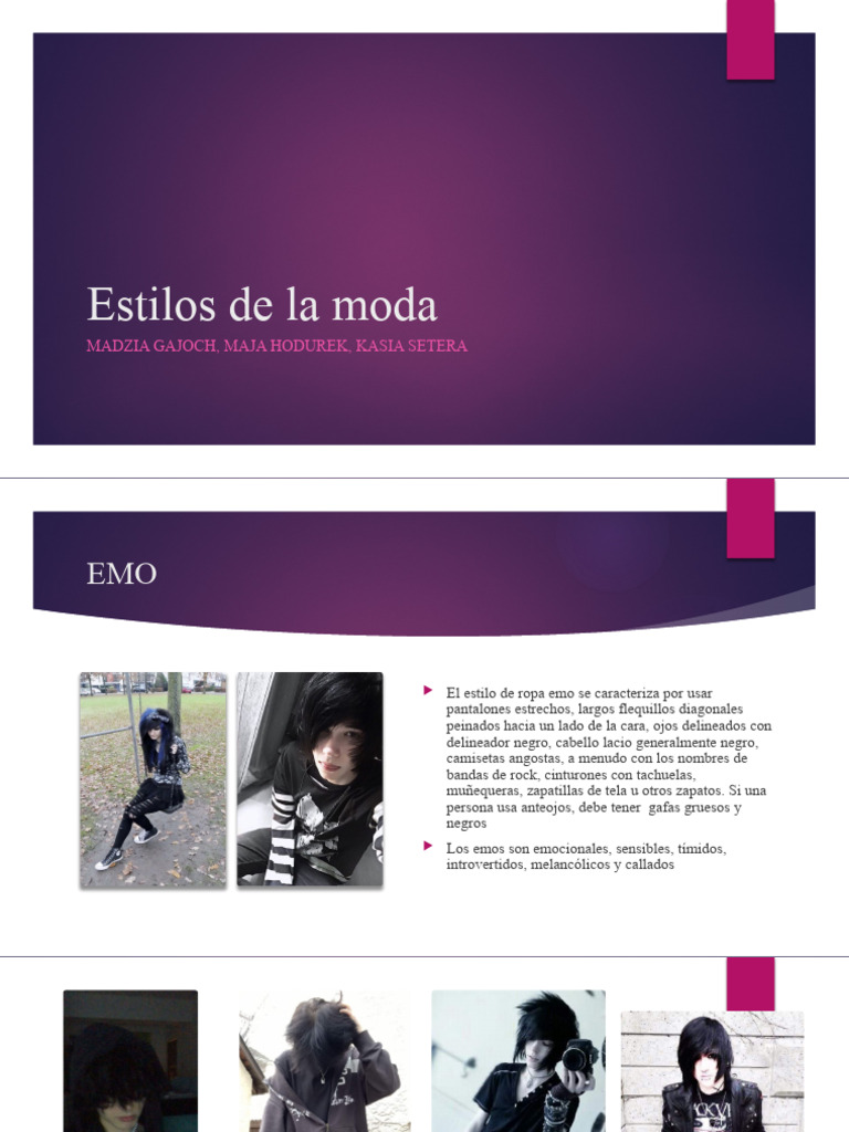Prezentacja Emo I Gotyk | PDF
