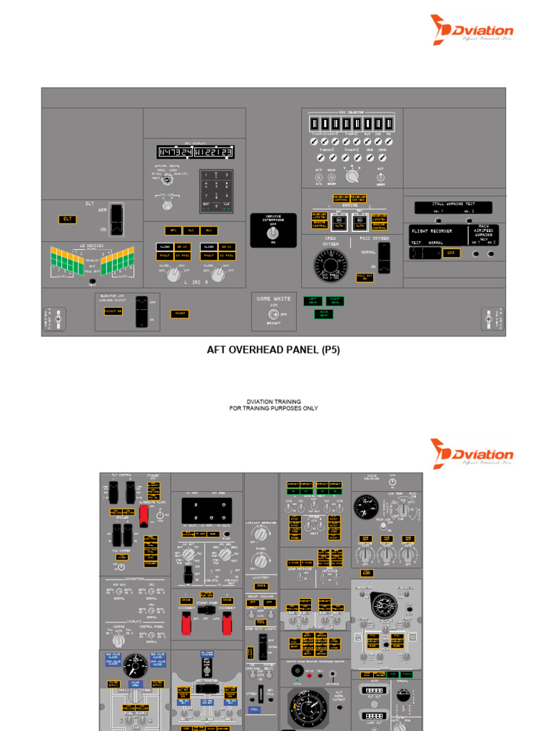 B737 MAX Panel Diagrams | PDF | Aerospace | Transport