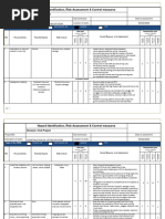 Road Work-RISK ASSESSMENT | PDF | Risk | Risk Assessment