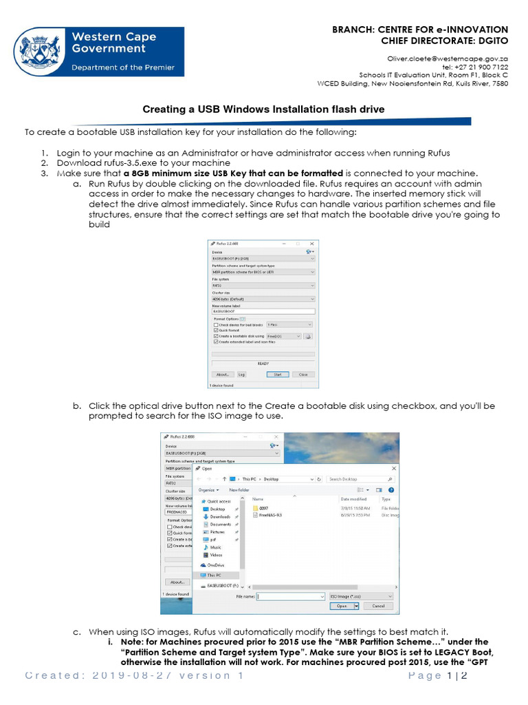 Create - USB - Installation | PDF | Booting | Usb Flash Drive