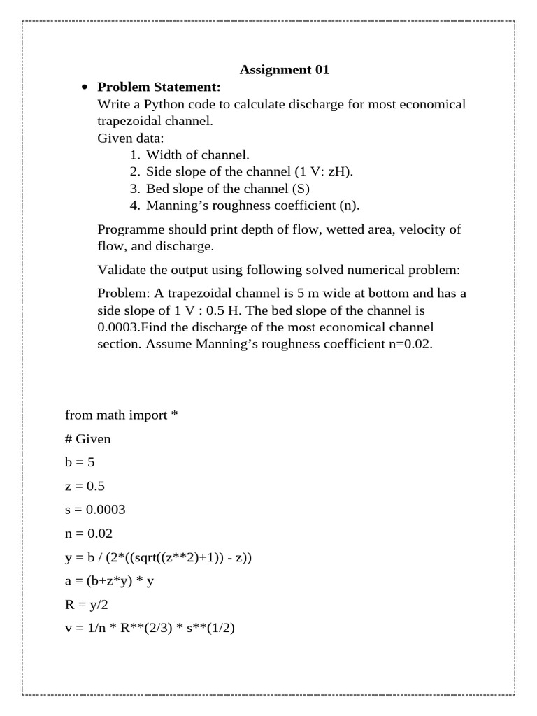 PVPIT Python Solution | PDF | Discharge (Hydrology) | Stress (Mechanics)