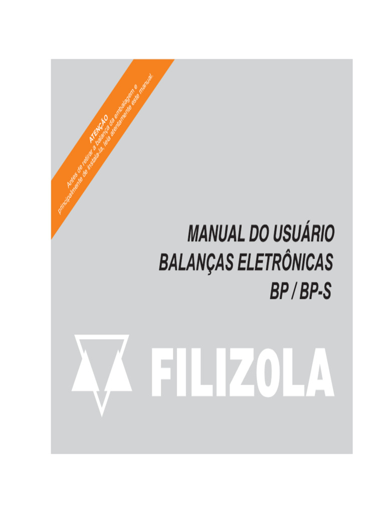 Manual - BP - Bps Filizola | PDF | USB | Rede de computadores