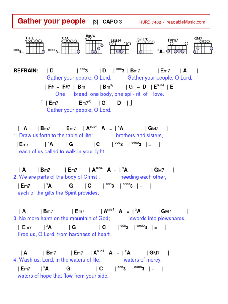 Gather Your People Chords and Lyrics | PDF