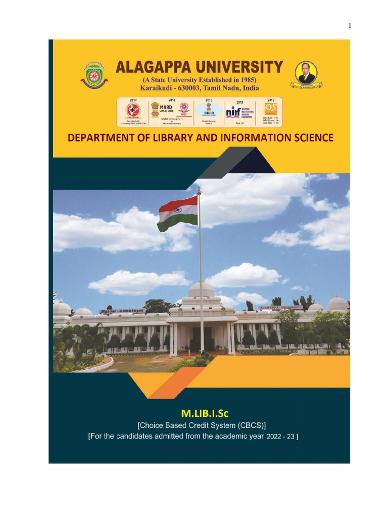 M Lib I SC | PDF | Thesis | Information