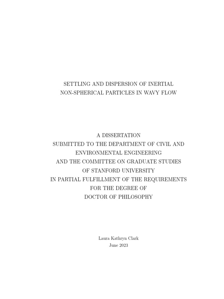Clark Dissertation Final-Augmented | PDF | Fluid Dynamics | Waves