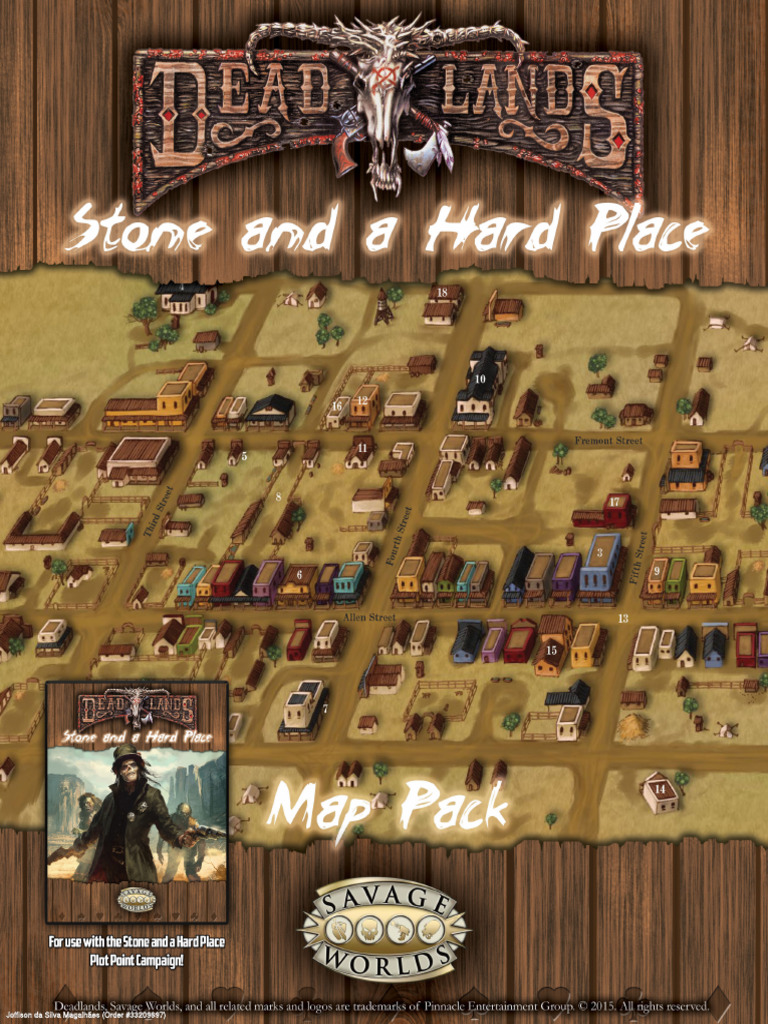 Deadlands Reloaded Stone and A Hard Place Map Pack | PDF | Folklore Of ...