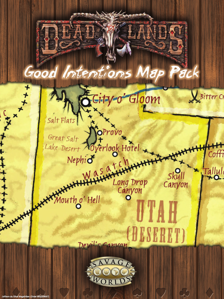 Deadlands Reloaded Good Intentions Map Pack | PDF