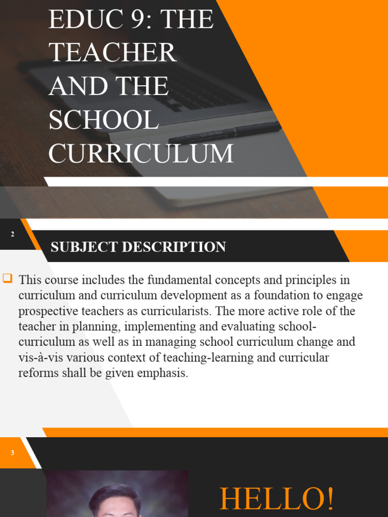 Educ 9 Prelim | PDF | Curriculum | Learning