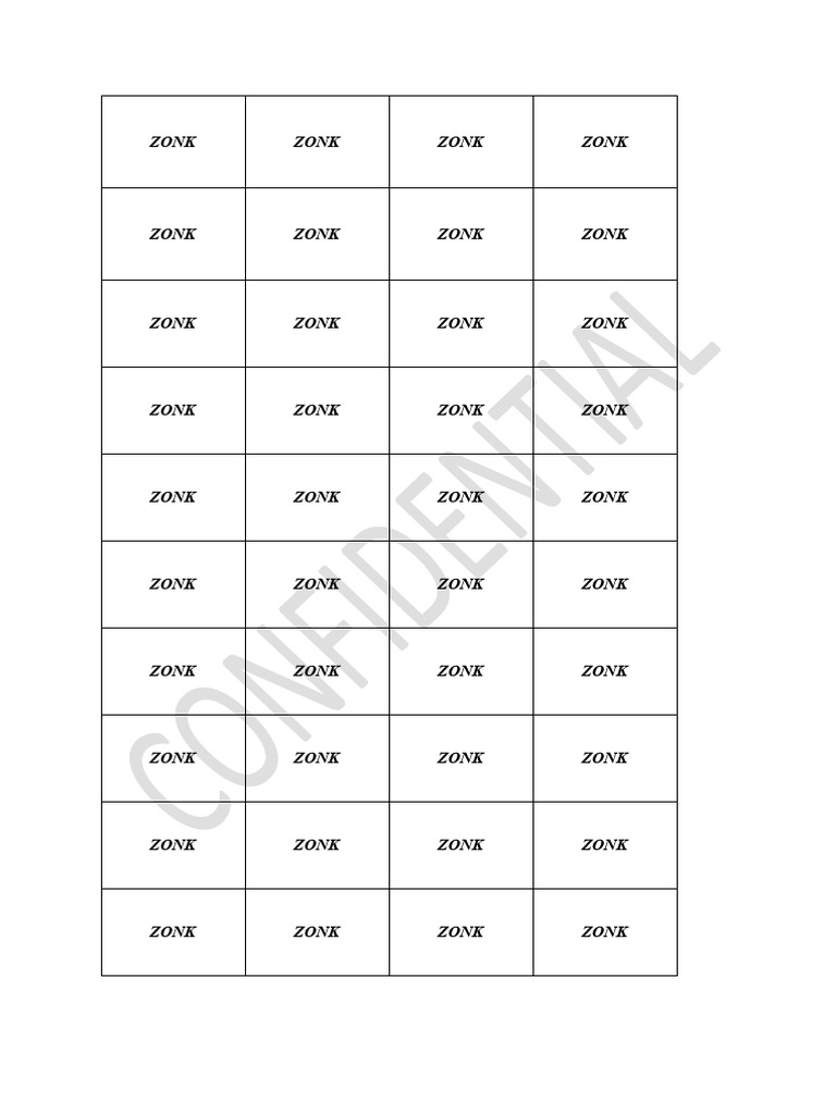 Zonk | PDF