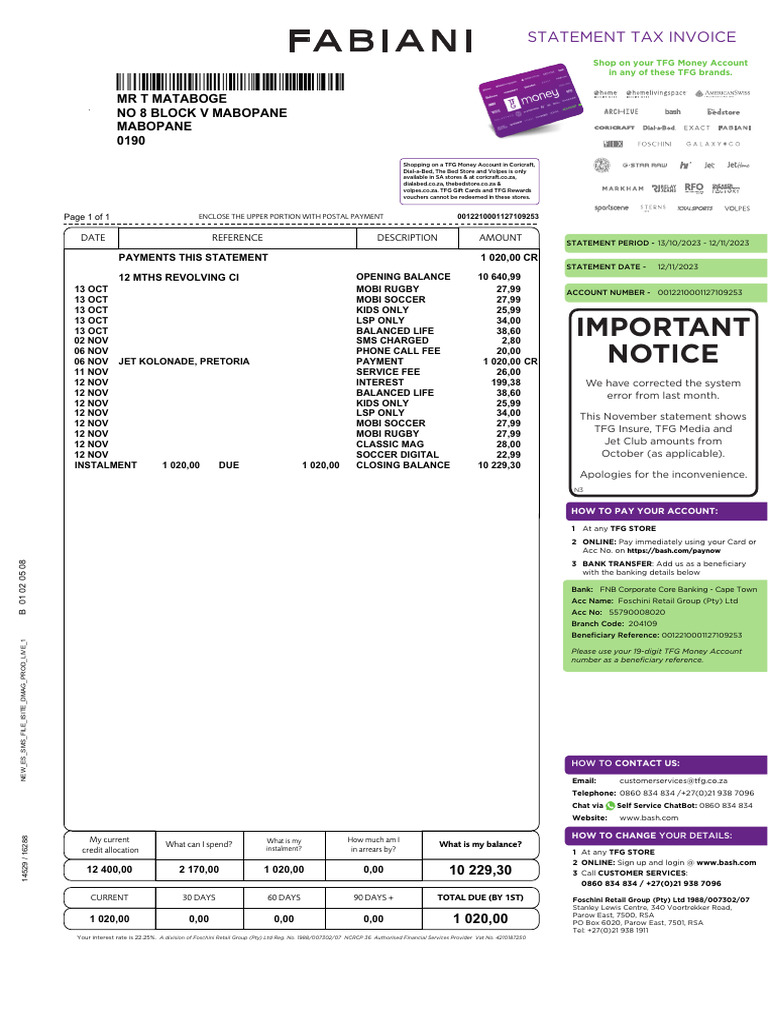 Statement | Download Free PDF | Banks | Service Industries