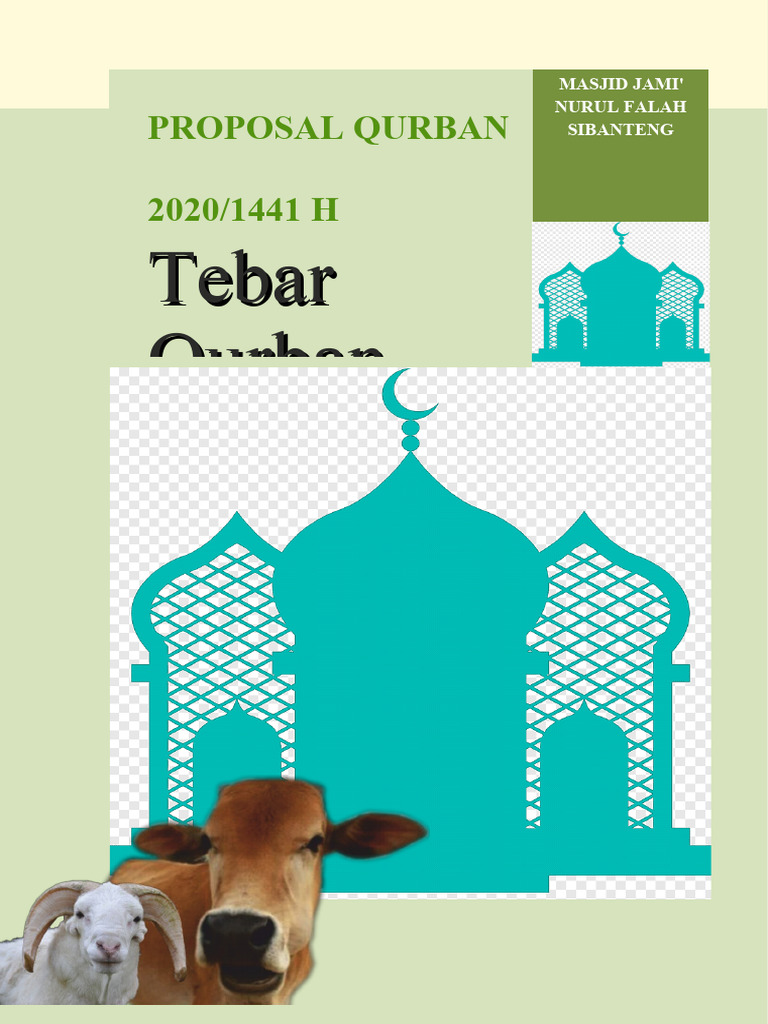 Proposal Qurban Masjid Nurul Falah 2020 | PDF
