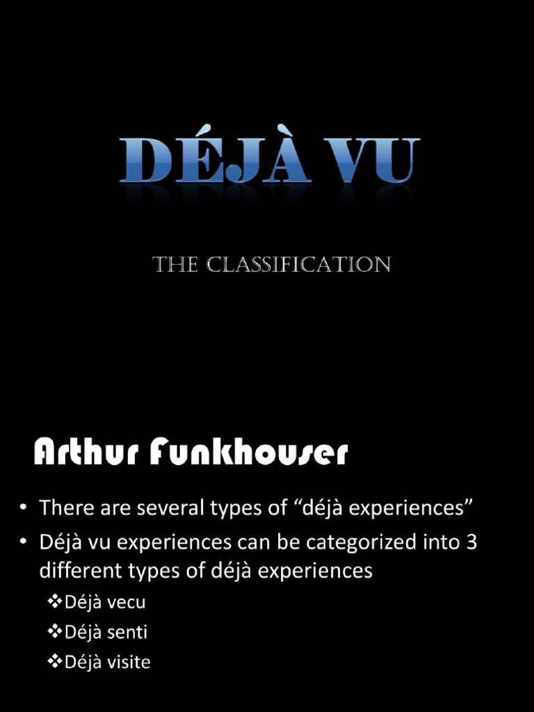 Deja Vu | PDF