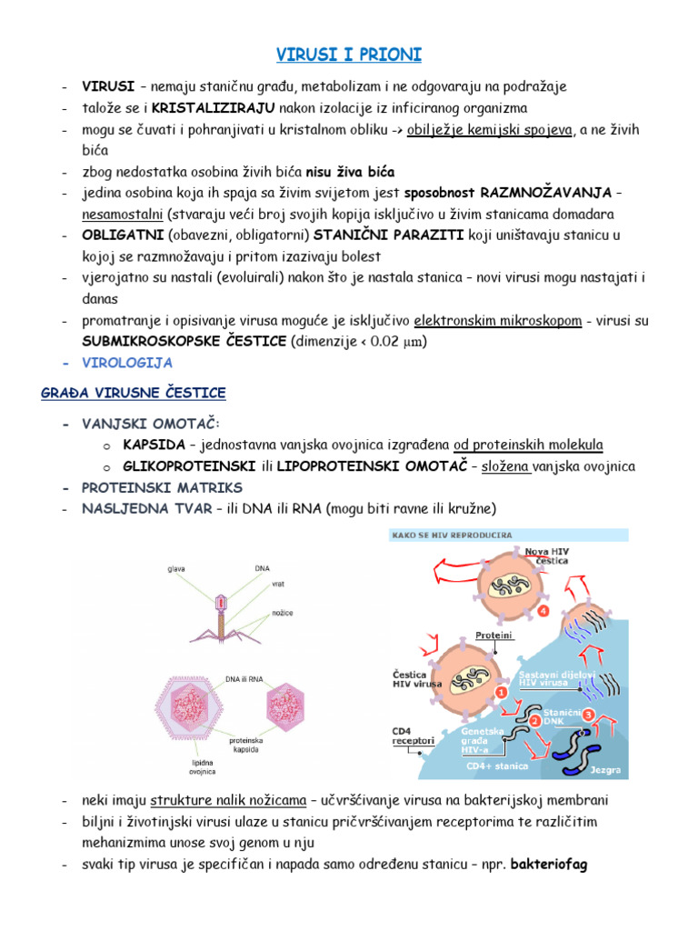 Virusi I Prioni | PDF