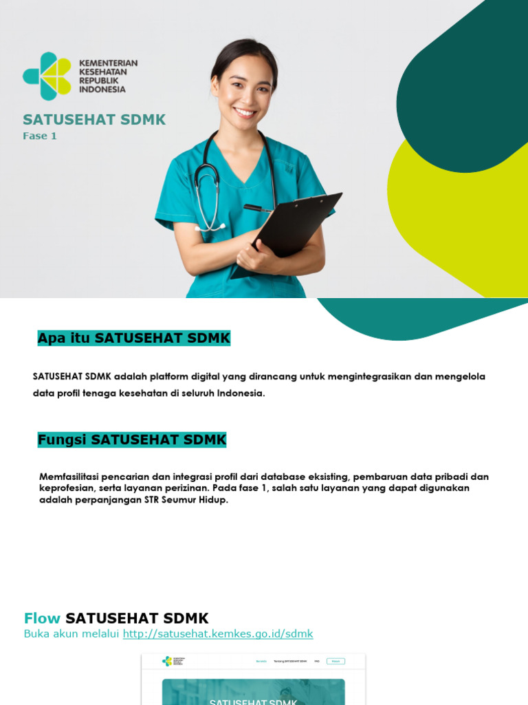 Manual Guide SATUSEHAT SDMK | PDF