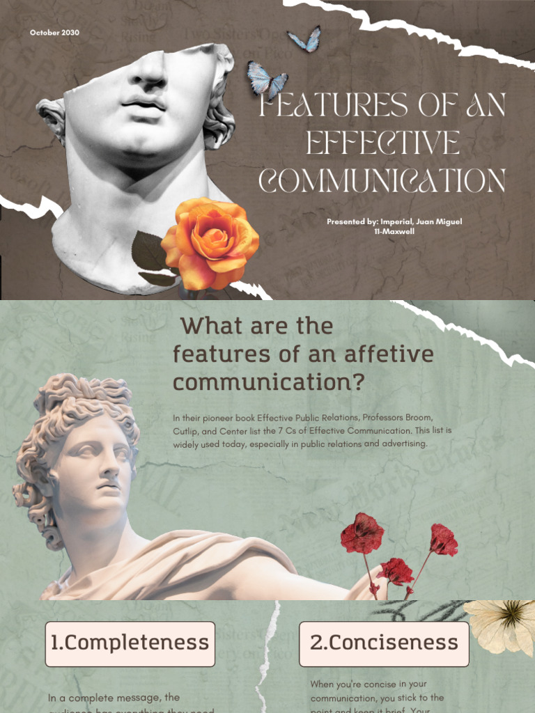 Features of An Effective Communication | PDF | Communication | Social Psychology