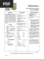 HojaTecnica-Aqualock 8000 Impermeabilizante y Termoreflectante | PDF ...