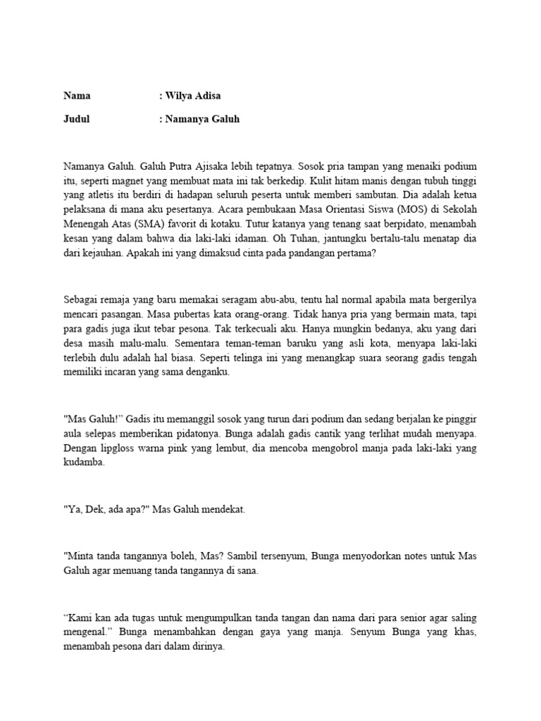 Namanya Galuh.-WPS Office | PDF