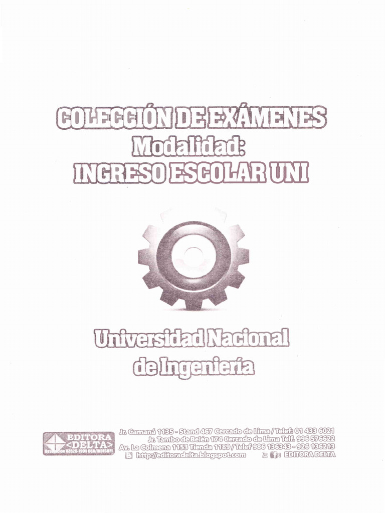Exámenes INE-UNI 2007-2019 Análisis | PDF | Fruta | Ingredientes de comida
