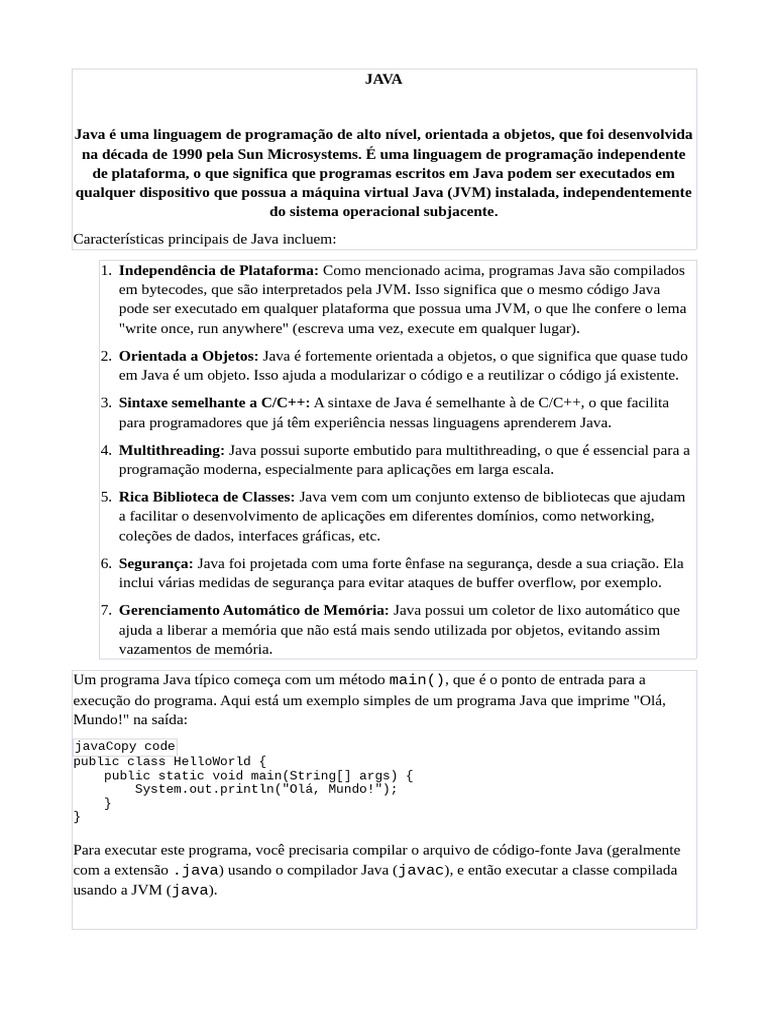 Lógica Em Java Pdf Java Linguagem De Programação Linguagem De 8255
