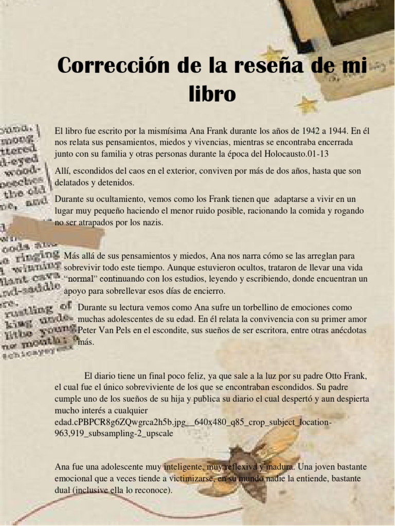 Corrección de La Reseña de Mi Libro | PDF