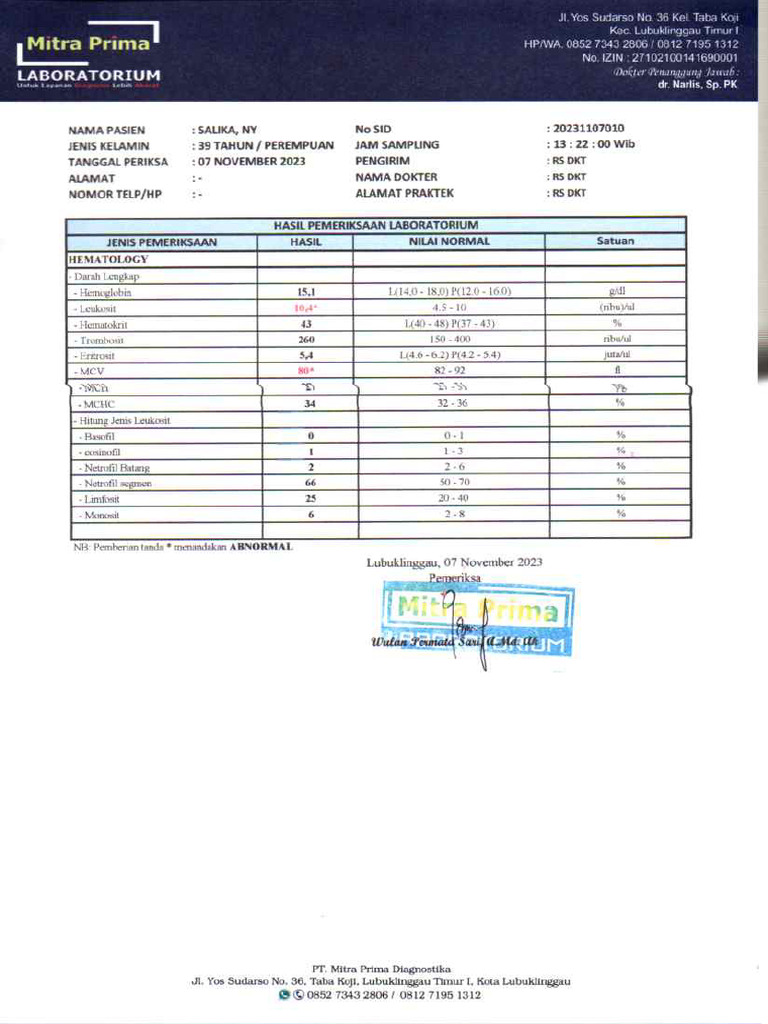 Hasil Salika, Ny | PDF