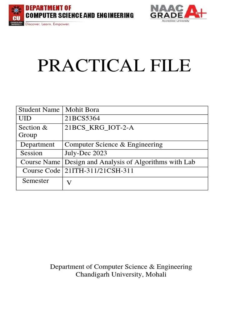 DAA Index | PDF | Mathematical Relations | Mathematical Logic DAA Index | PDF | Mathematical Relations | Mathematical Logic