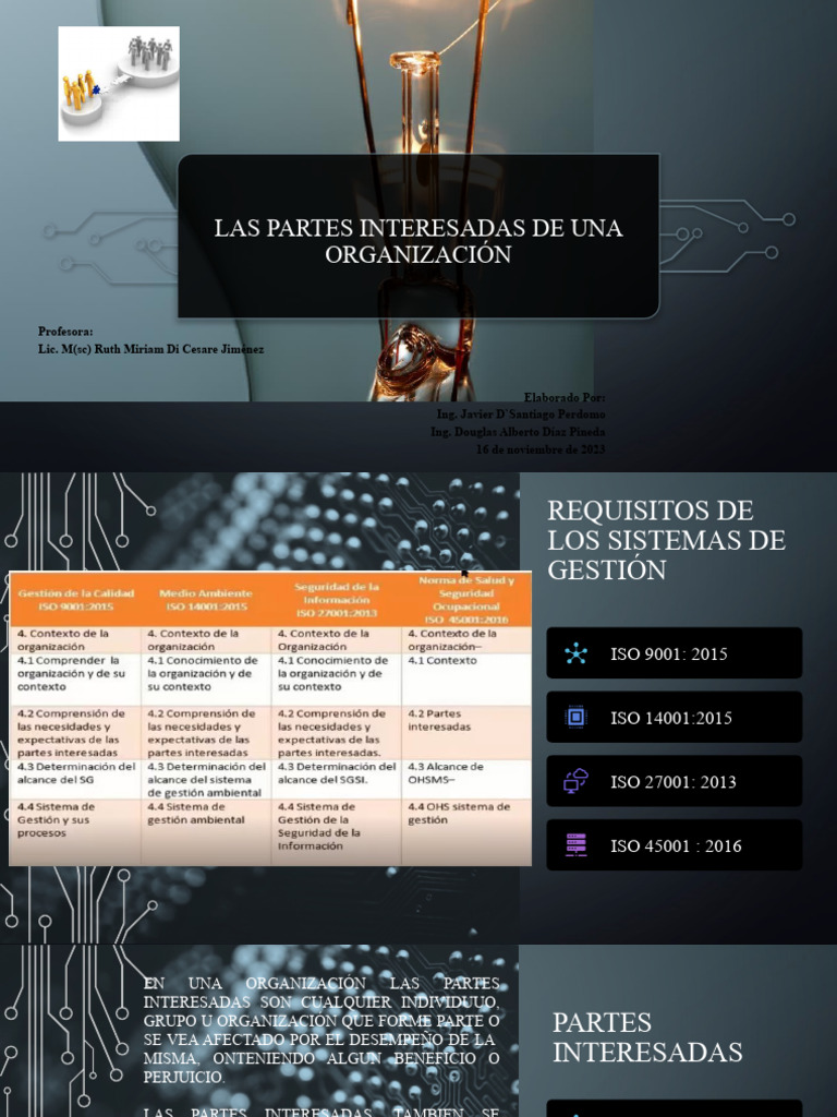 Las Partes Interesadas en Una Organizacion | PDF | Calidad (comercial ...