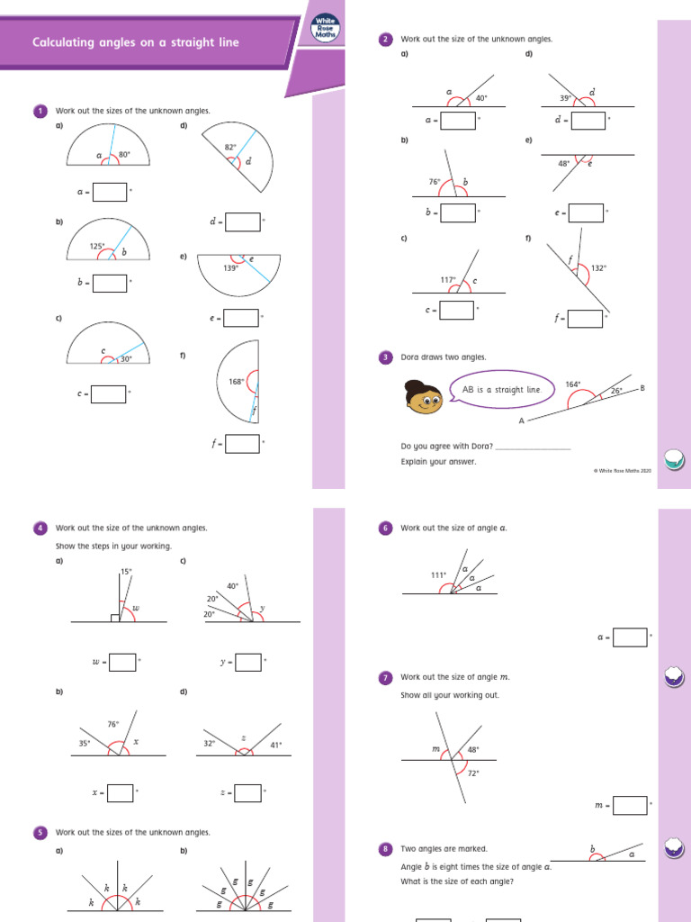 Year 6 Maths Worksheet Tues 12th Jan | Download Free PDF | Elementary Geometry | Euclidean Geometry