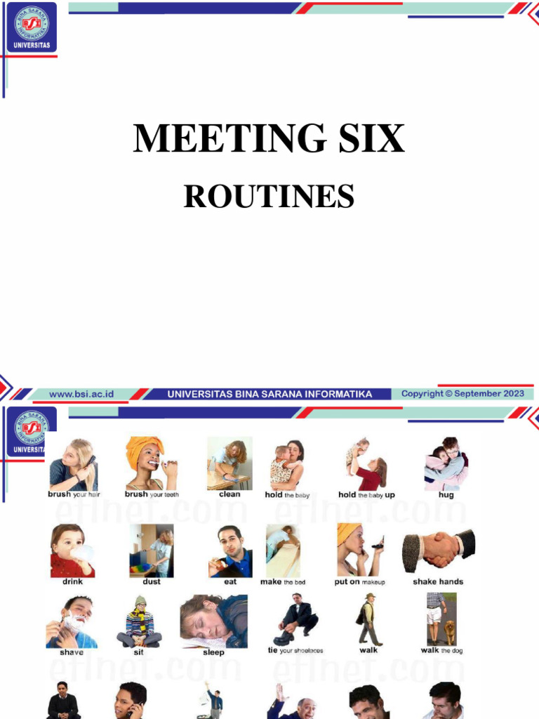 Meeting Six: Routines | PDF | Physical Exercise