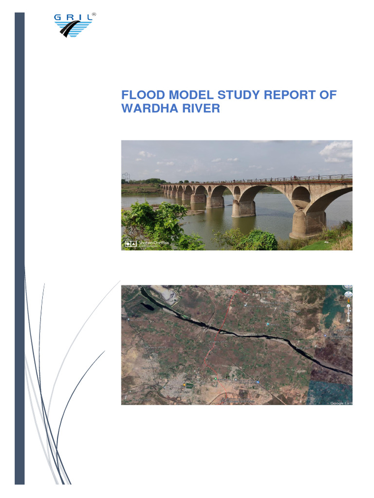 Flood Study Report: Wardha River | PDF | Flood | River