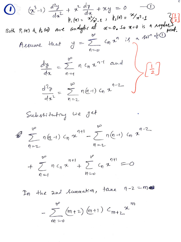 End Sem - Solution & Marking Scheme | PDF | Subtraction | Differential Calculus