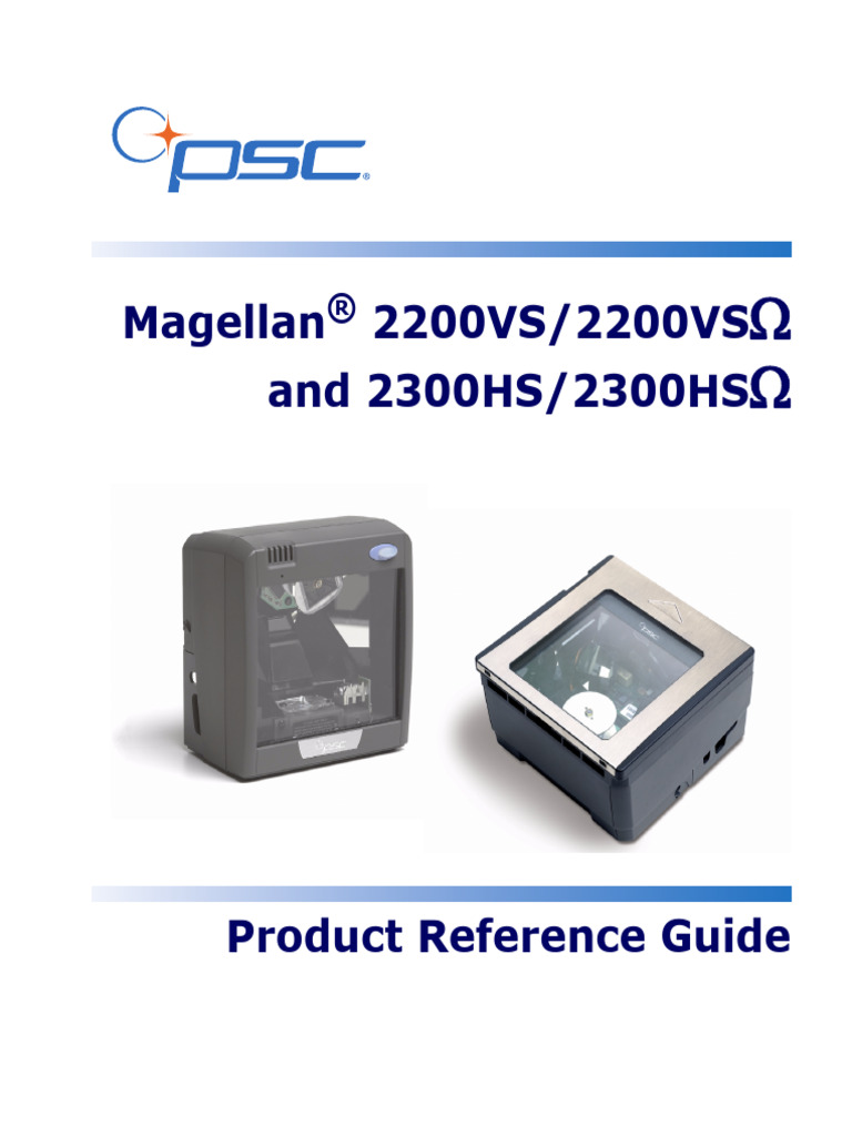 Datalogic PSC Magellan 2300HS 2200VS Manuel Complet | PDF | Universal Product Code | Image Scanner