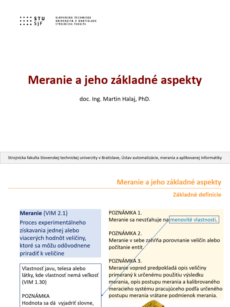 02 - Meranie, Chyby A Neistoty | PDF