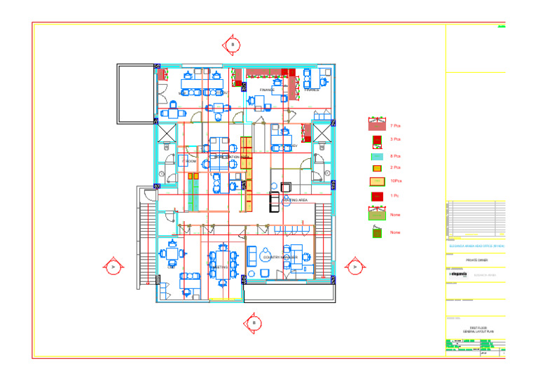 FIRST FLOOR GENERAL LAYOUT PLAN Rev 1 (1) - Model | PDF
