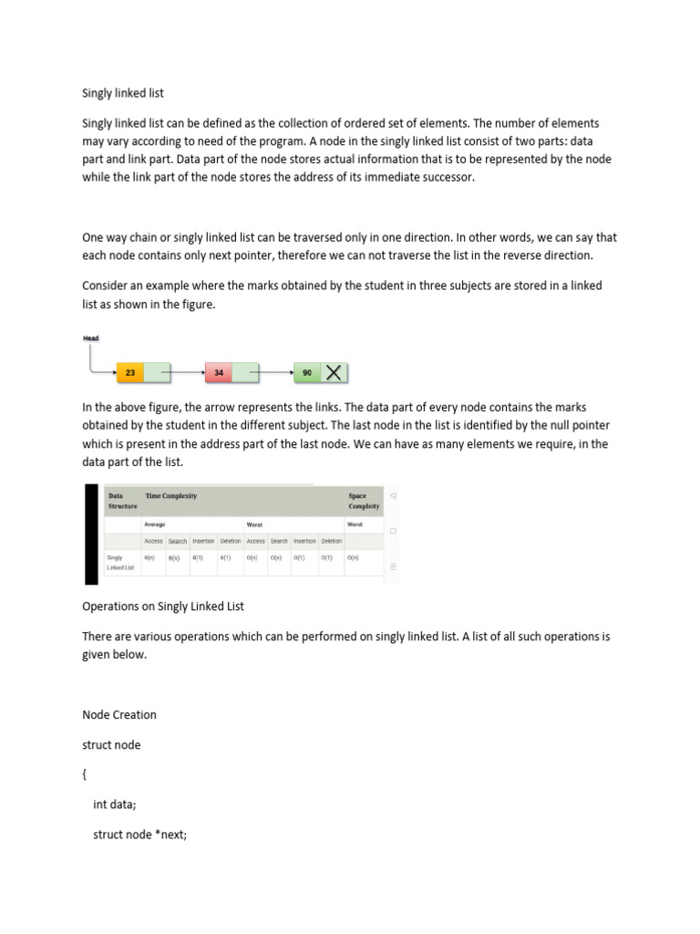 Single Linkedlist Operations | PDF | Pointer (Computer Programming) | Software Engineering