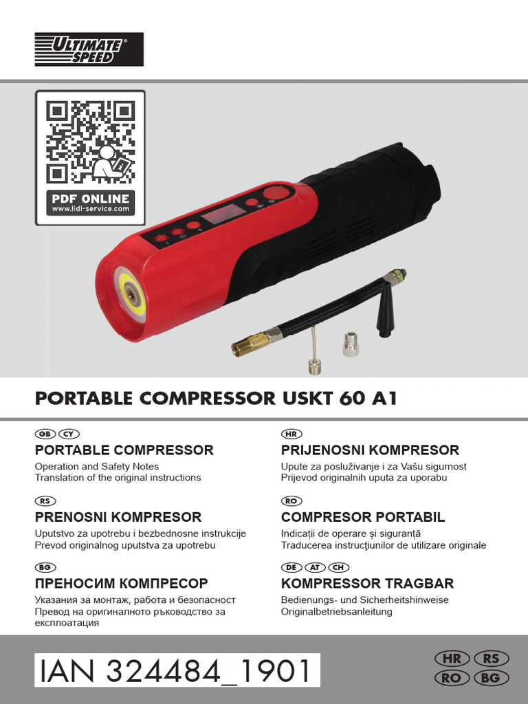 Compresor Portabil USKT 60 A1 | PDF