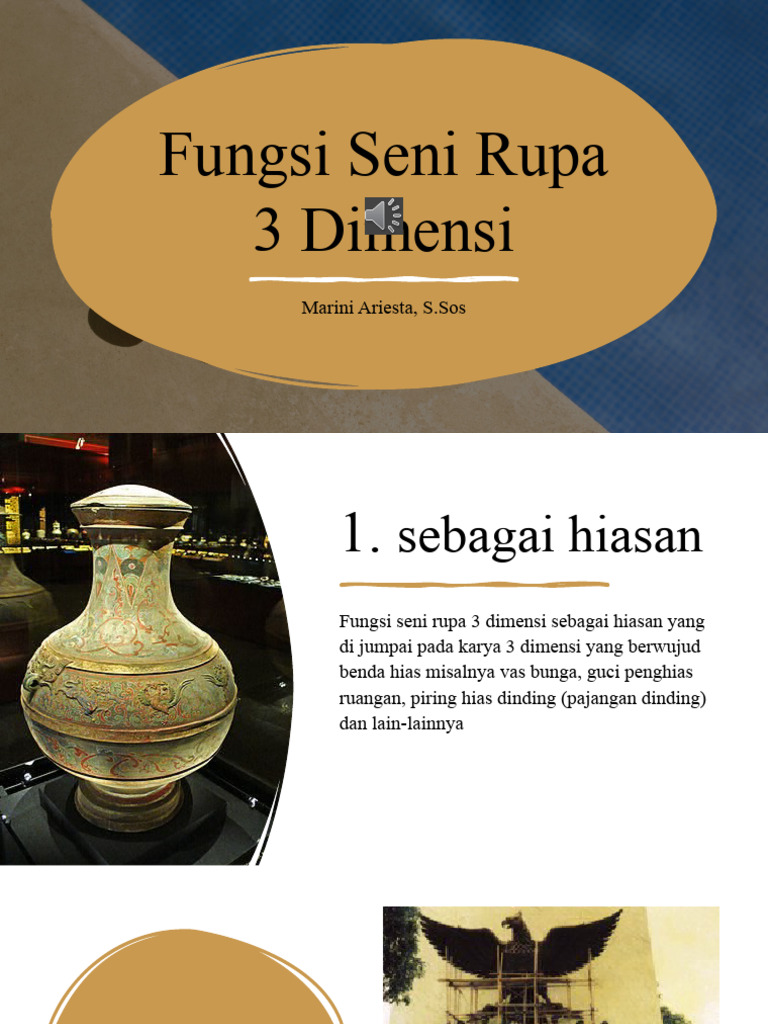 Fungsi Seni Rupa 3 Dimensi | PDF