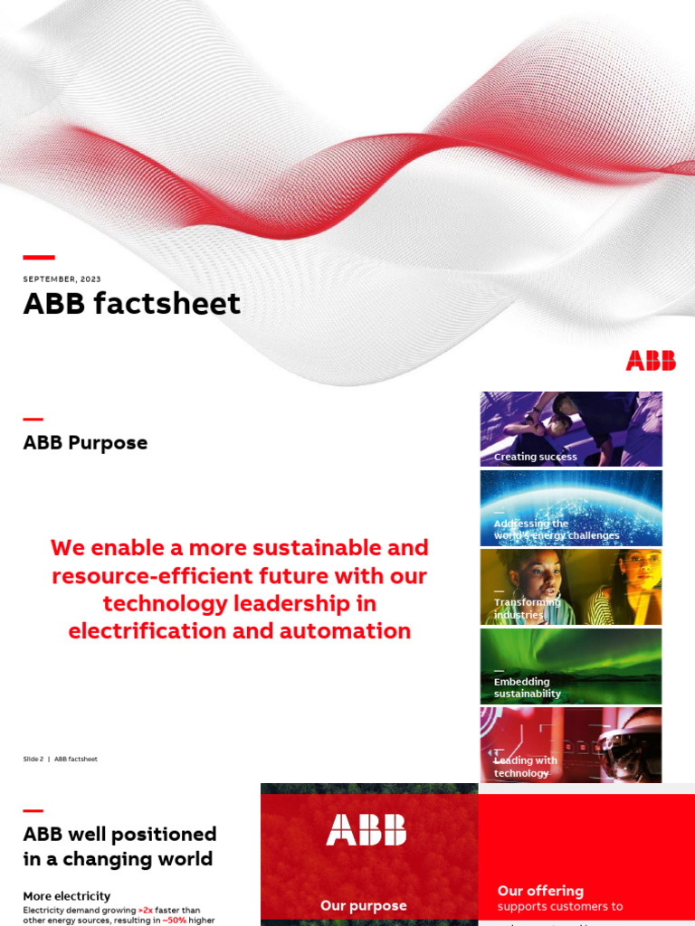 Abb Factsheet September 2023 | PDF | Renewable Energy | Electric Vehicle