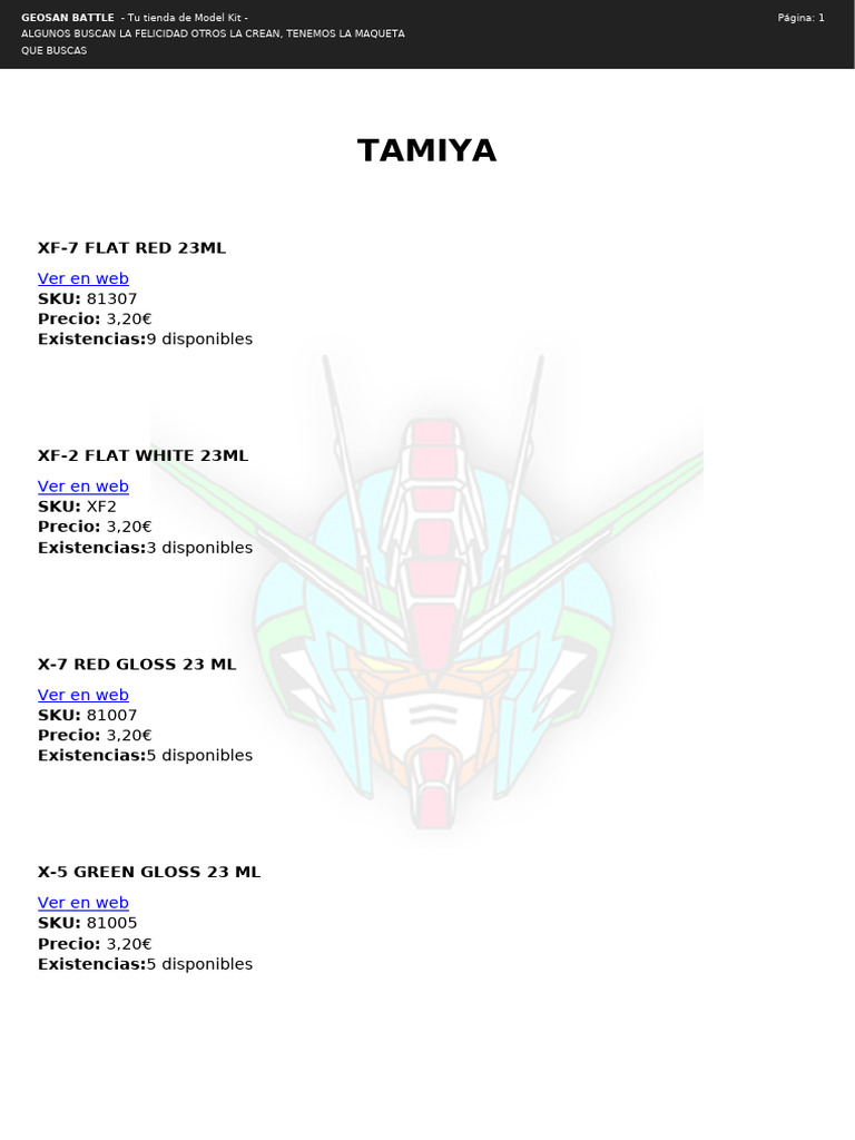 Tamiya | PDF | Juegos y actividades | Hogar, jardinería y bricolaje