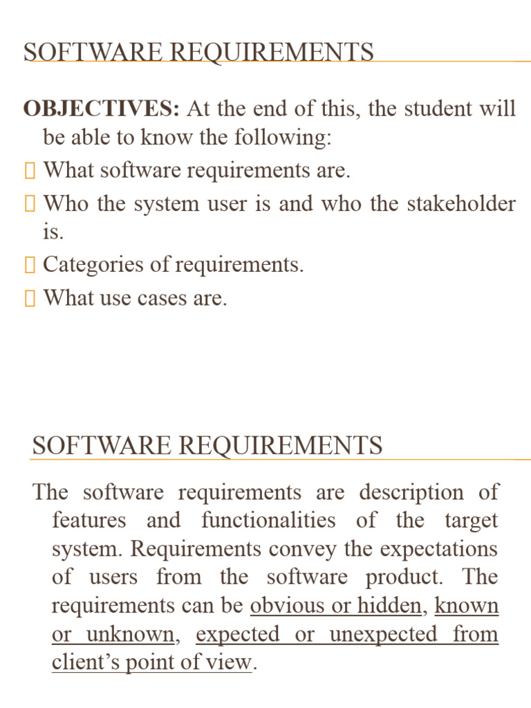 ppt4 Software Requirements | PDF | Software | Software Prototyping