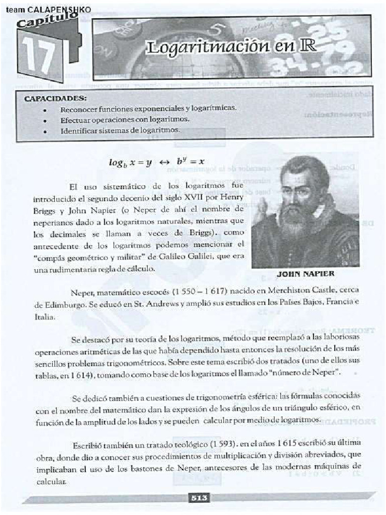 Logaritmos en IR by Rodo | PDF