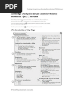 CCLS Science Student Book 9 Answers | PDF | Chemistry | Nature