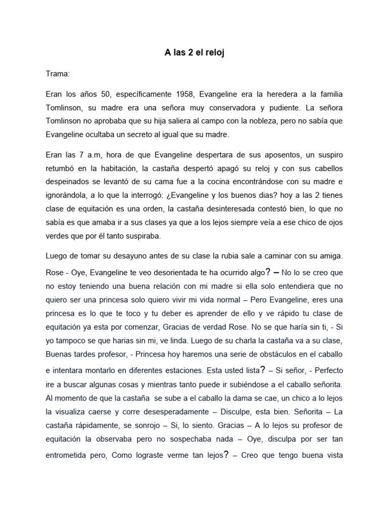 Cuento de Alejandra Delgado | PDF