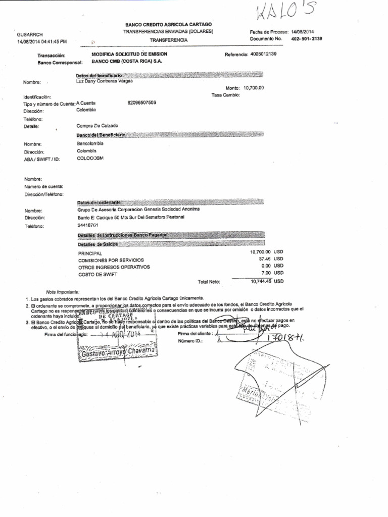 Adelanto Kalos 1 | PDF