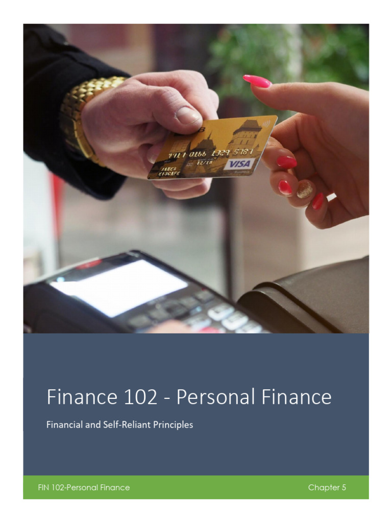 FIN102-Chapter 5 - Understanding Credit | PDF | Finance & Money ...