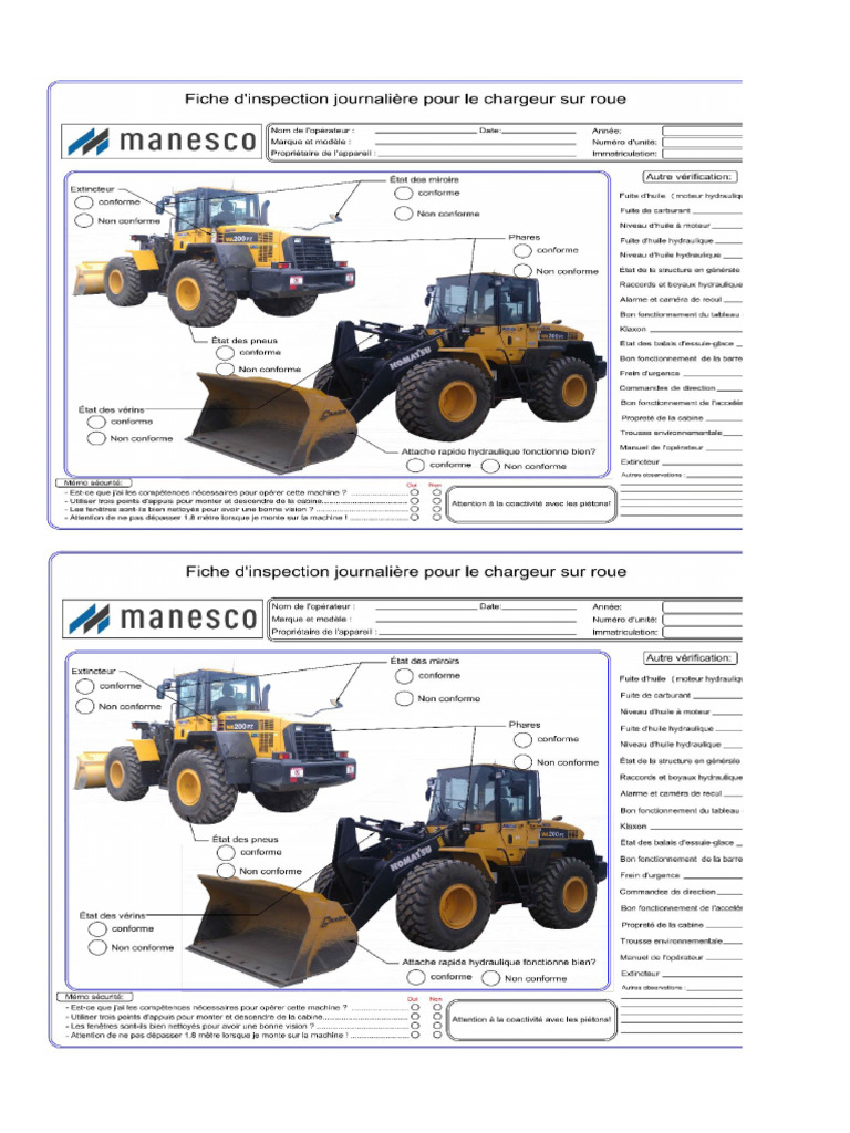 MAN-InSP-012-R01 - Chargeur Sur Roue (Double) | PDF