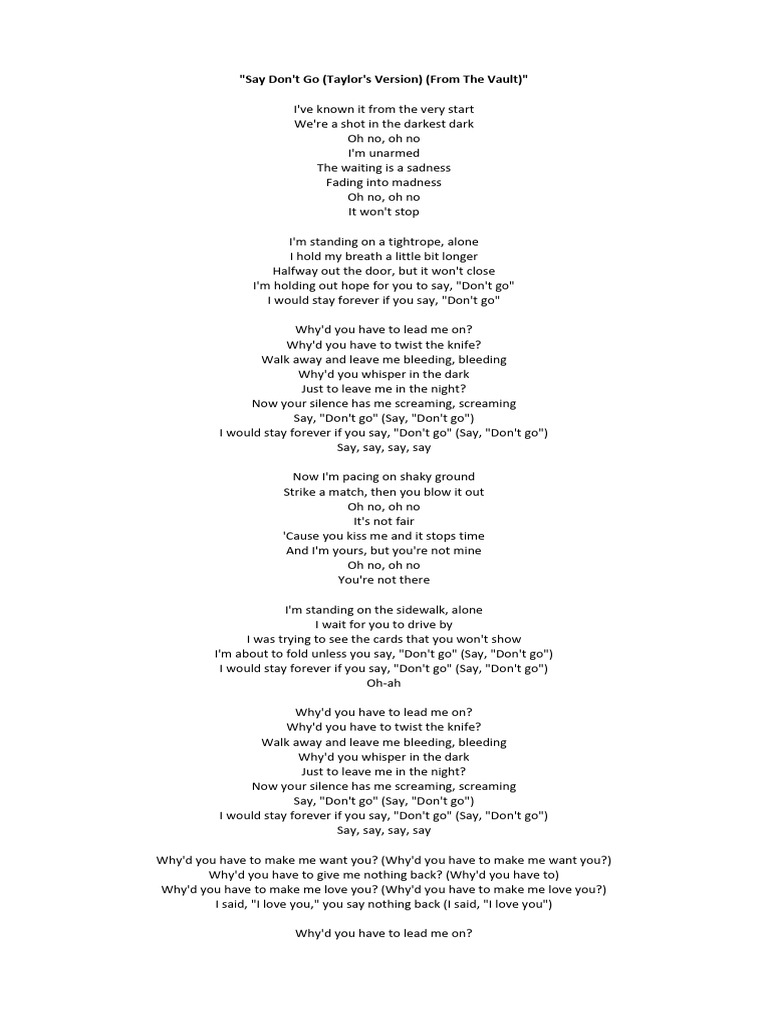 say-don-t-go-pdf