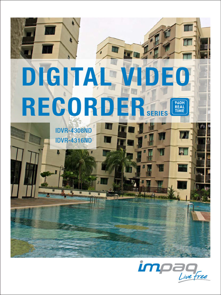 960H Real Time DVR Technical Specs | PDF | Digital Video Recorder | Hdmi