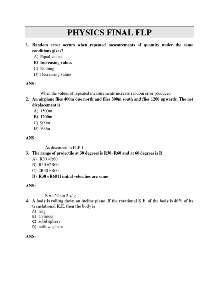 Physics FLP 5 | PDF | Inductor | Physical Quantities